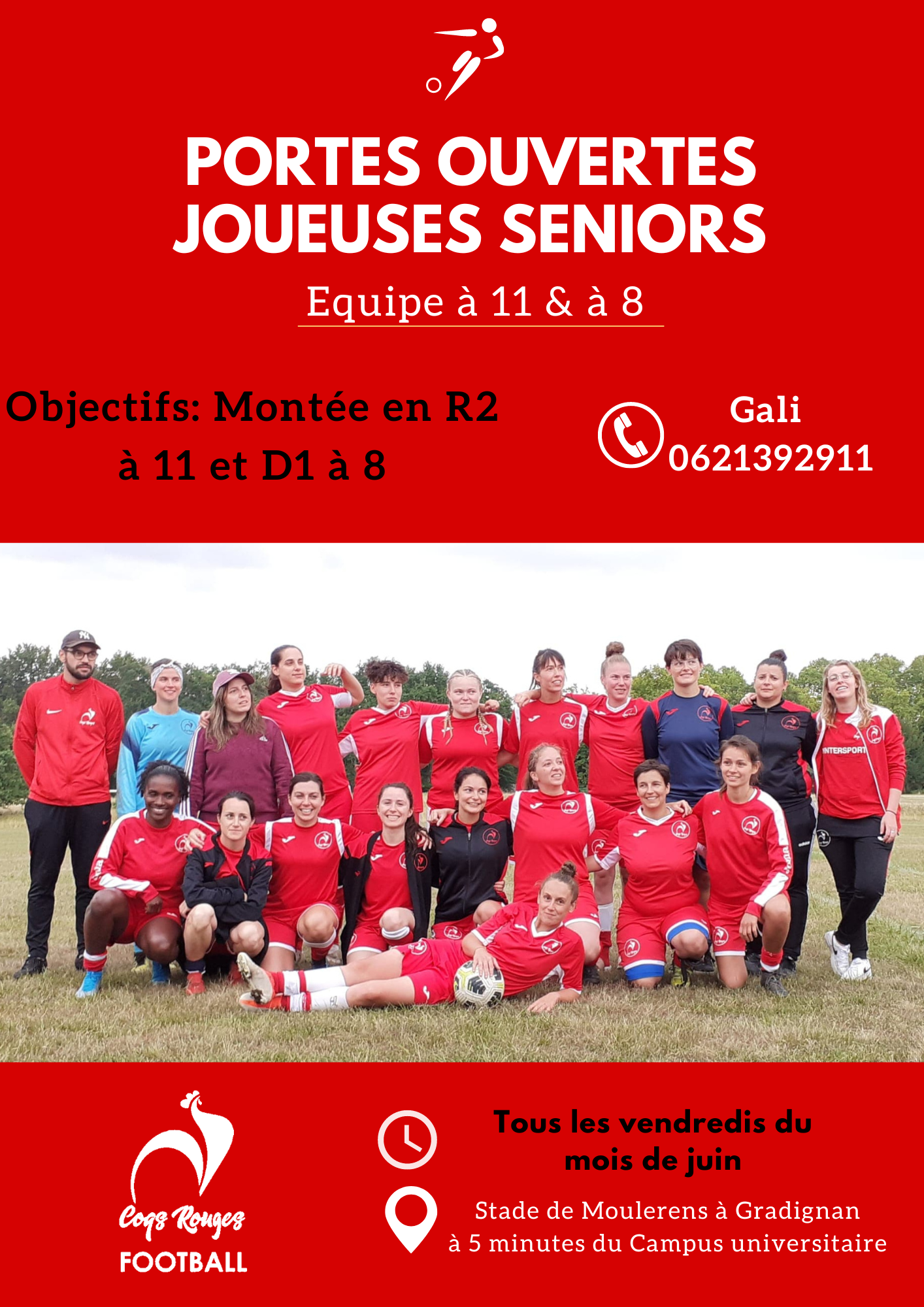Portes ouvertes aux Coqs Rouges de Bordeaux - Famfoot